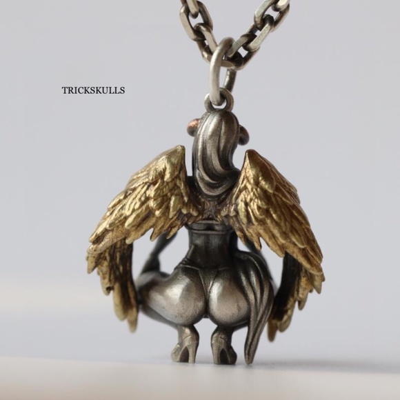 TRICKSKULLS | Accessories | Winged Devil Demon Goddess Punk Gothic Sexy ...